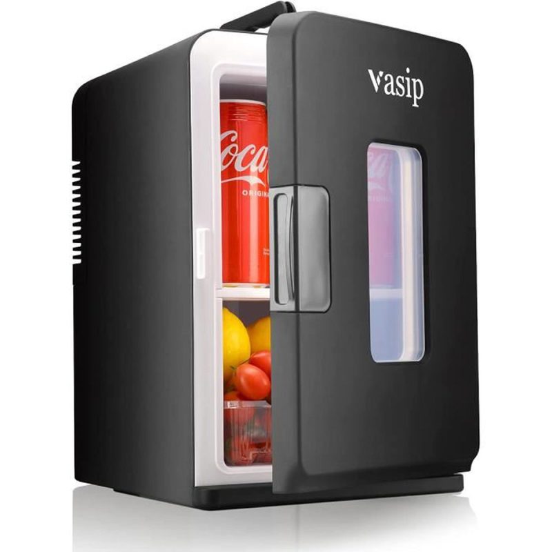 Mini Frigo de Chambre, 15L/21 Canettes 330ml, Vasip Petit Frigo ...